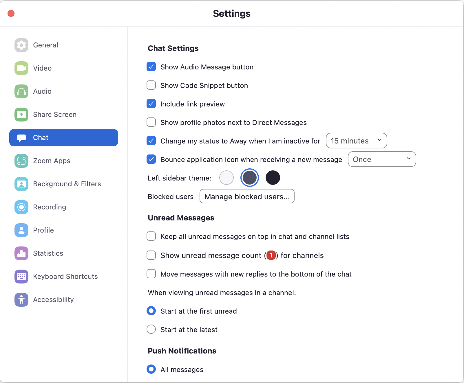 Chat History - Zoom Community