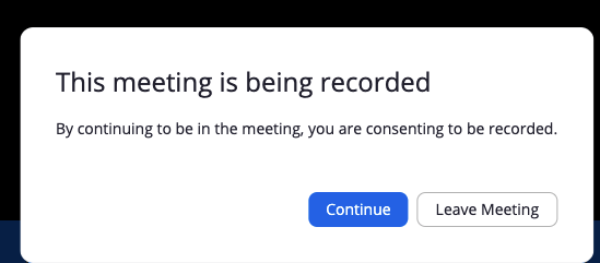 How to disable the recording disclaimer popup from... - Zoom Community